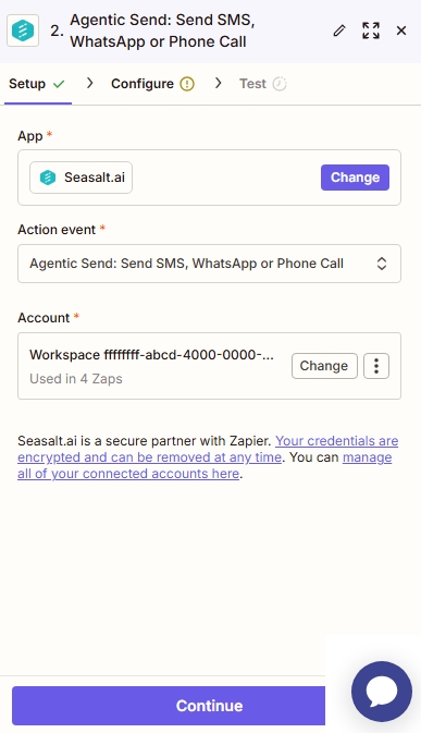Zapier Integration - Seasalt.ai